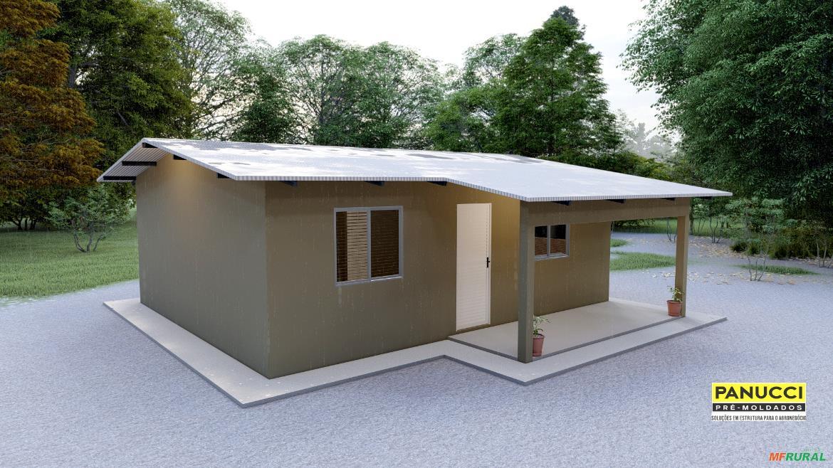 Casa Pré Moldada Com 3 Quartos em Concreto - Panucci Pré 835738