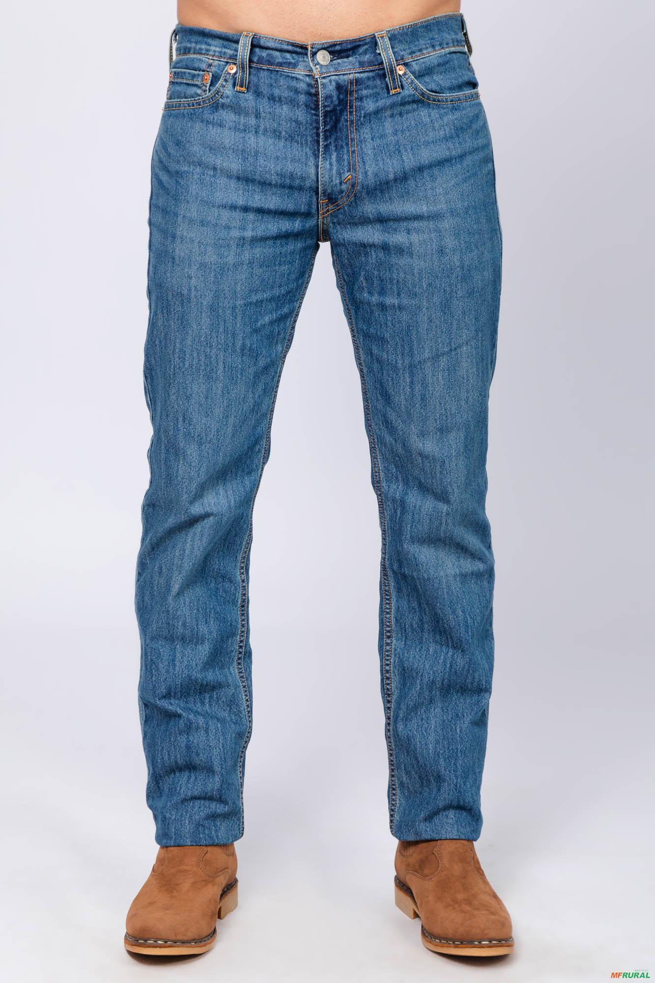 Calça Jeans Levi's 511 Slim - Cor: Medium Indigo Stonewash 813870