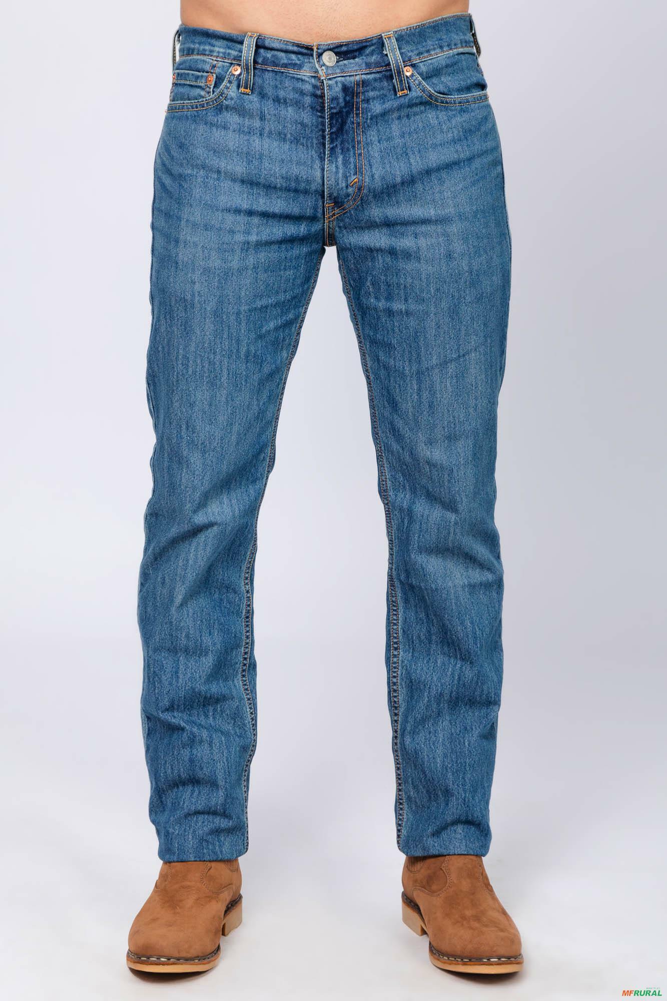 Calça Jeans Levi's 511 Slim - Cor: Medium Indigo Stonewash 813876