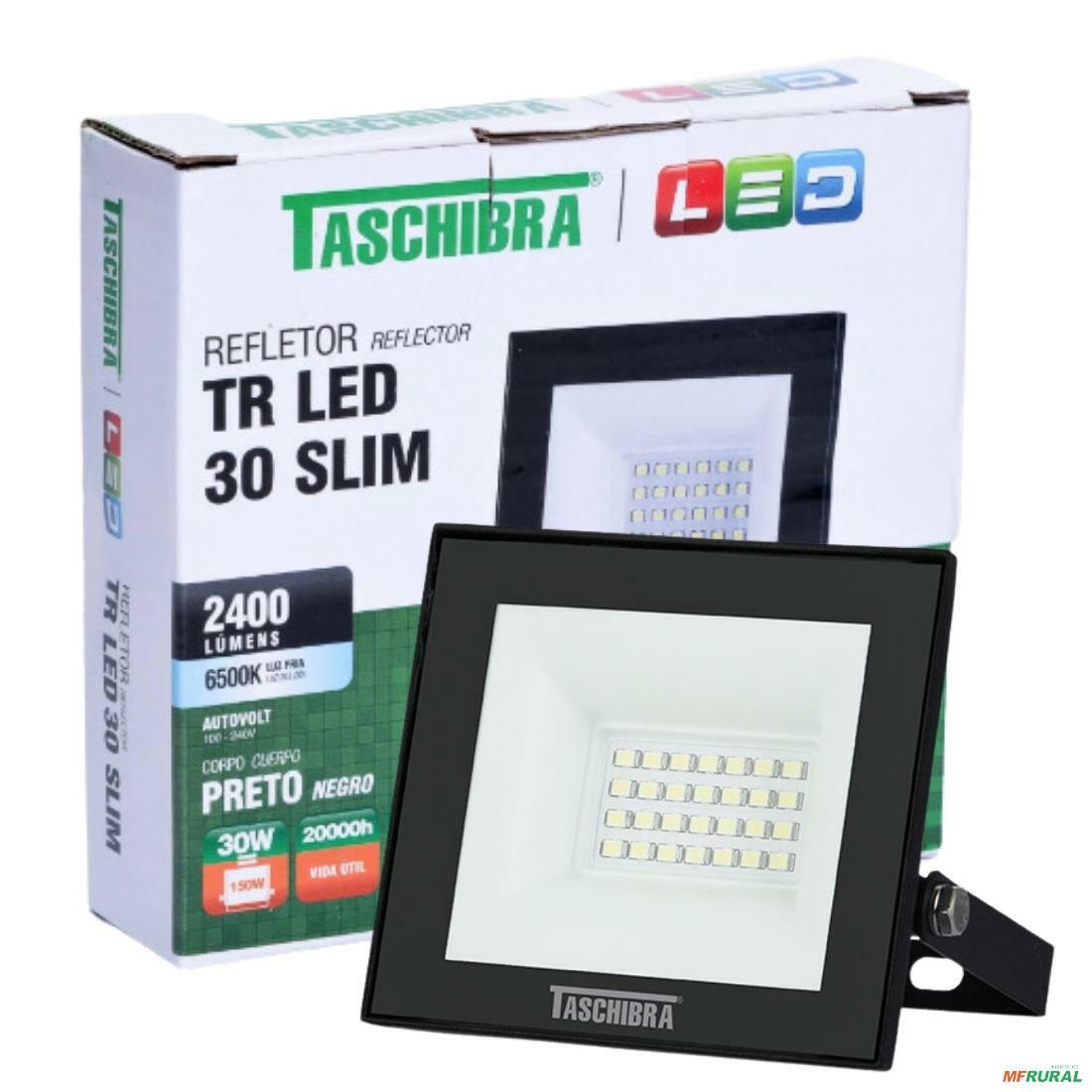 Refletor Led tr Slim 30W 6500K Taschibra em Arapongas PR à 817921