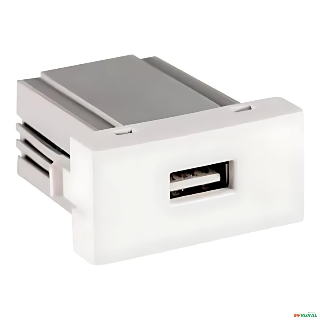 Modulo Tomada Usb 1,5A Bivolt Branco Iris Soprano em Arapongas 820690