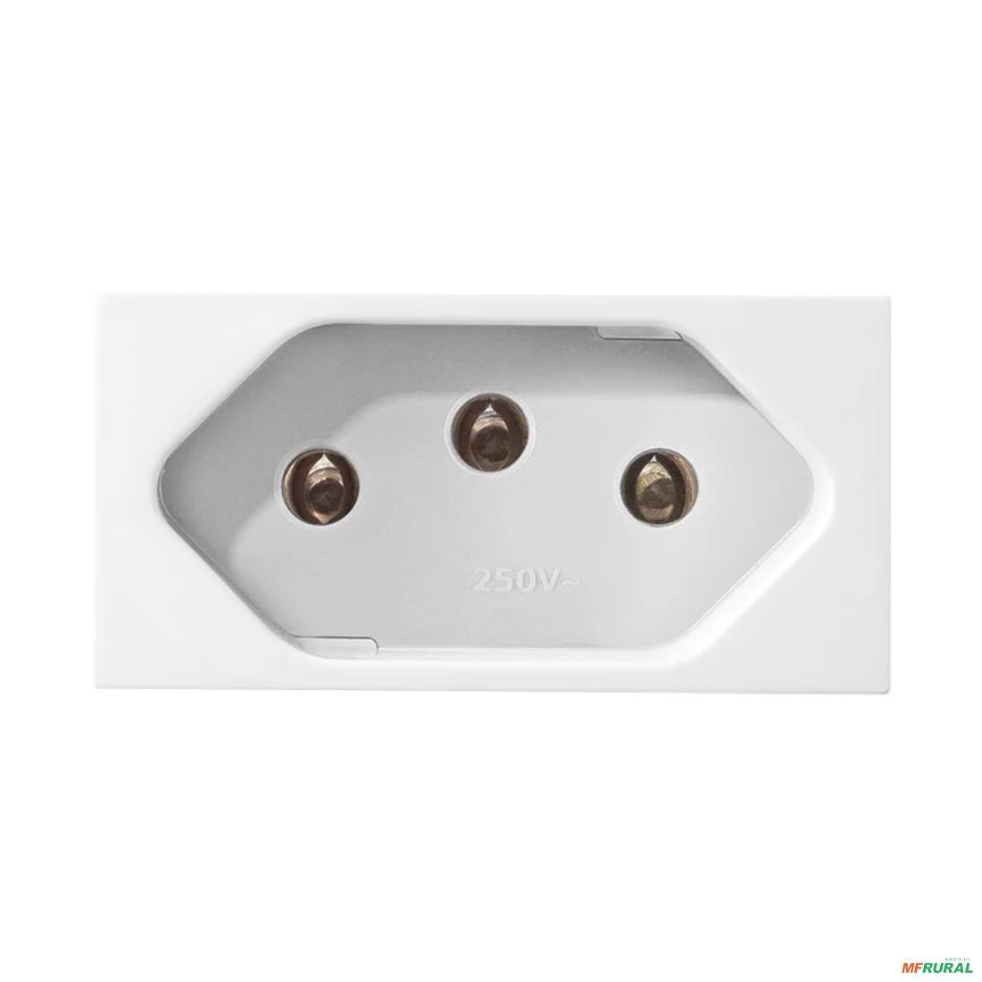 Modulo Tomada 2P+T 10A Branco Revita Soprano em Arapongas PR à 820952