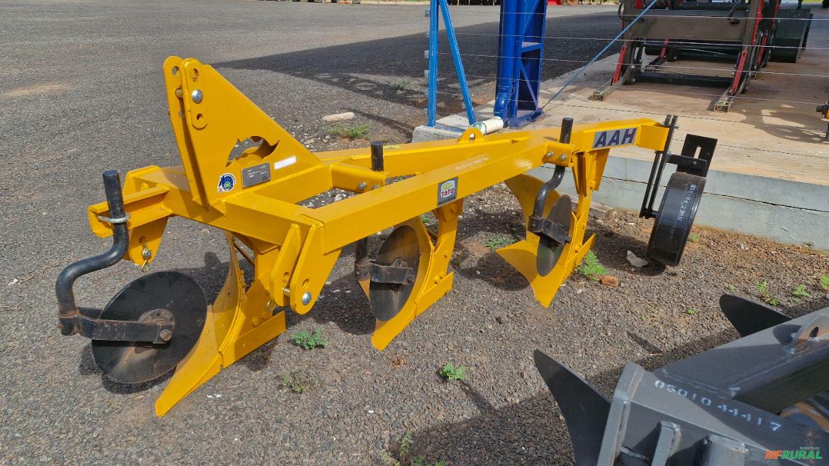 Arado de Aivecas Aah de 3 Bacias C/Discos de Corte C/Roda 841513
