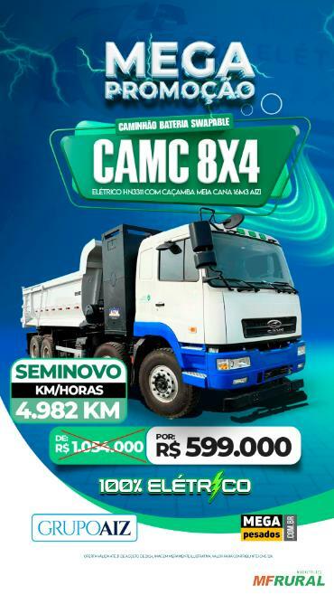 Caminhão Sobre Chassi Camc 8X4 2021 Elétrico Hn3310 em São José 818119