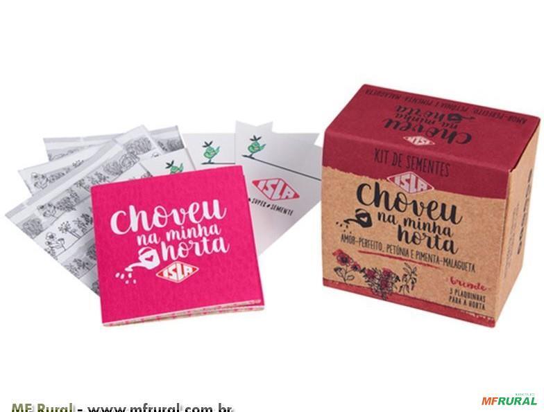 Kit de Sementes ""Choveu na Minha Horta Petúnia, Amor-Perfeito E 645218